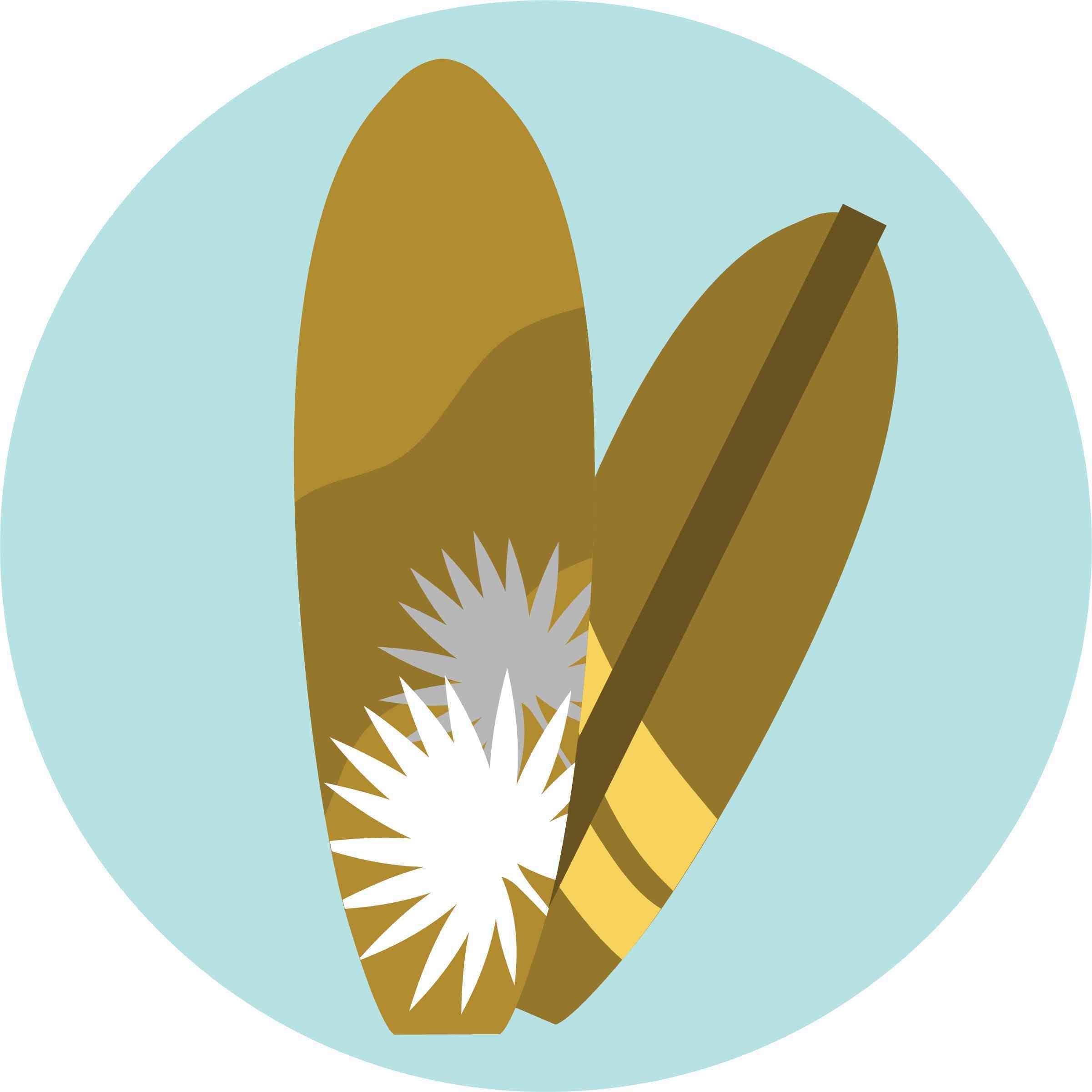 Luau - Surfboard – The Needlepointer